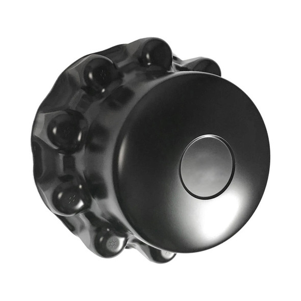 Alcoa Style Chrome One-Piece Front Hub Axle Cover System 086100S ...