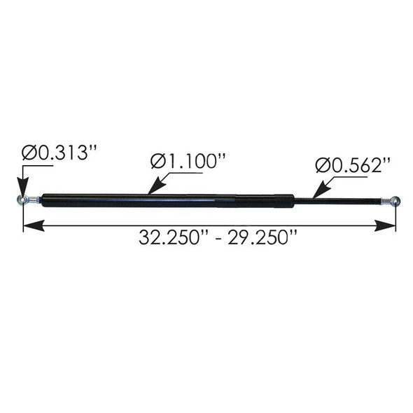Mack Hood Strut 82713432 21007401