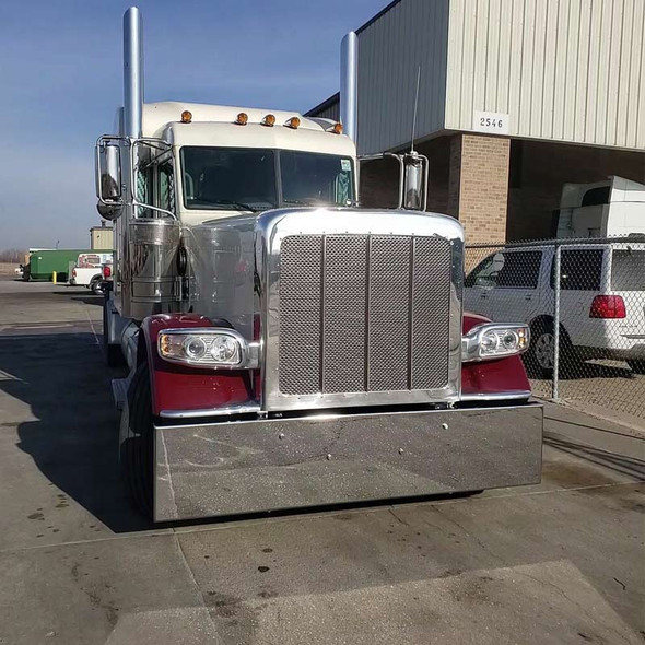 Peterbilt 389 Glider Chrome Plated Stainless Steel 7" Exhaust Kit By ...