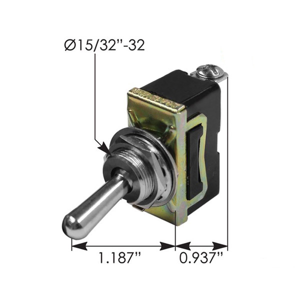 Toggle Switch 422676 191402Q | Single Pole | Single Throw