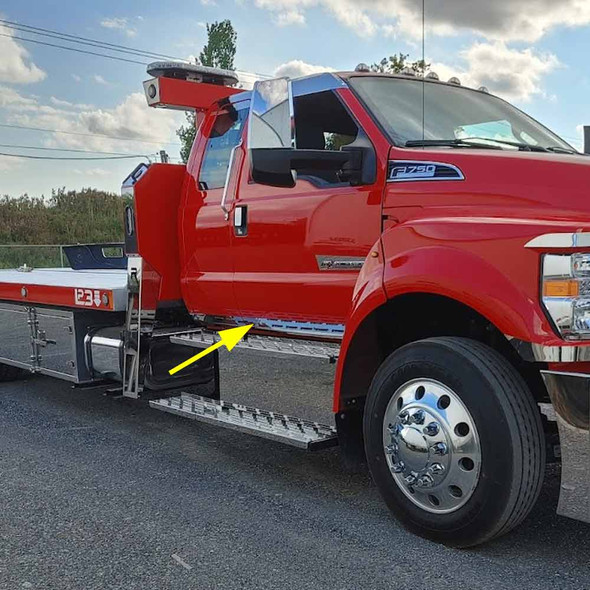 Ford F650 F750 Stainless Steel Emblem Trim 2021 & Newer - Raney's Truck ...
