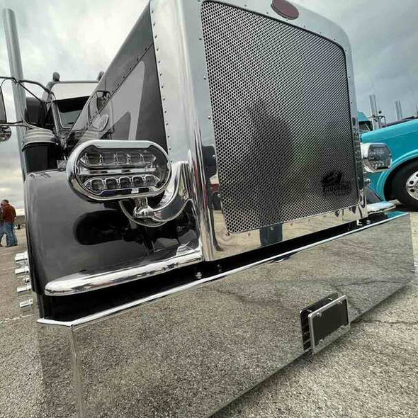 Ford F650 F750 Stainless Steel Emblem Trim 2021 & Newer - Raney's Truck ...