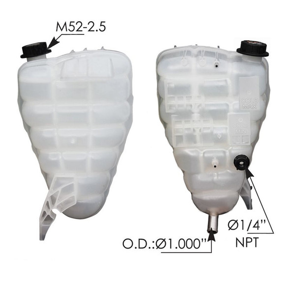 International WorkStar Coolant Reservoir 2591790C1 2591790C2