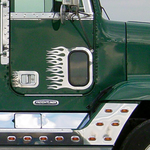 Freightliner Classic/ FLD View Window Trim By RoadWorks - Raney's Truck ...