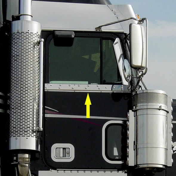 Freightliner Classic FLD Chrome Exterior View Window Trim - Raney's ...
