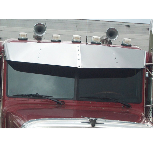 Peterbilt 359 BowTie Slammed 1 Piece Visor - Raney's Truck Parts
