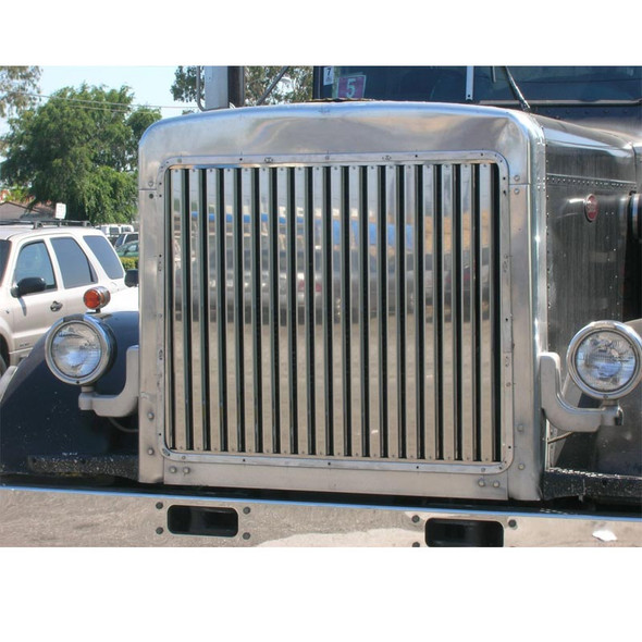 Peterbilt 378 379 Short Hood Stainless Steel Grill Insert - Raney's ...