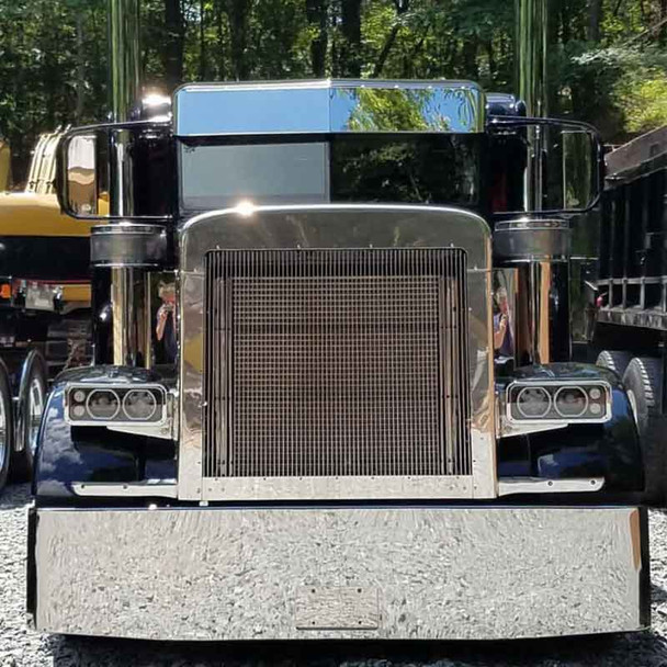 Peterbilt 379 378 365 357 Black Projector Headlight Assembly With Halo ...