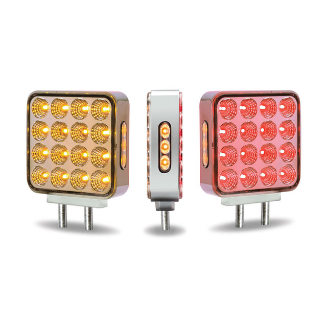 12" Double Face LED Light Bar Amber Front & Red Back - Raney's Truck Parts