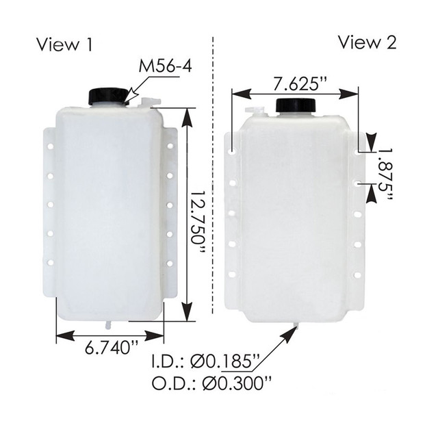 Volvo Mack Coolant Reservoir 23911823 21314359