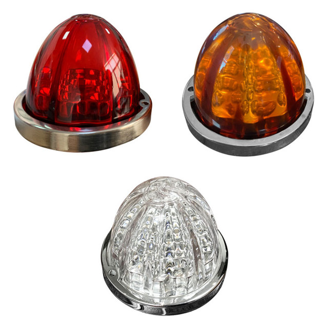 Peterbilt 389 Stainless Steel Single Watermelon Sleeper Dome Light ...