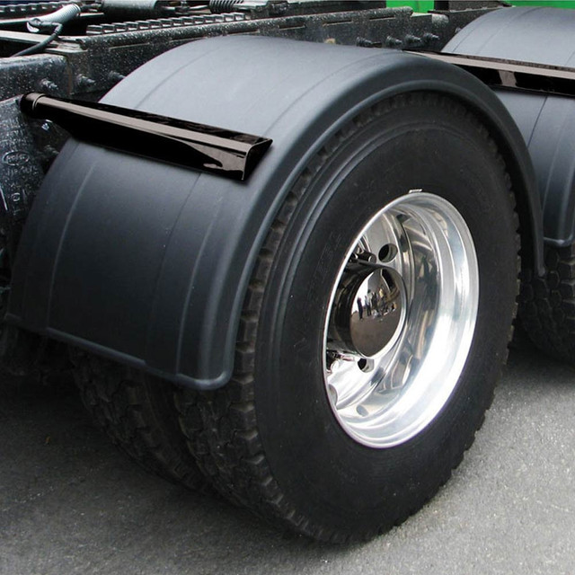 Poly Fenders Black For 19.5" Dual Rear Wheels Single Axle - Raney's ...