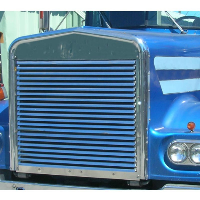 Kenworth W900L Angled Louvered Grill With 16 Bars - Raney's Truck Parts