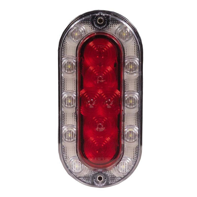 Hybrid Series LED Round Red Stop Tail Rear Turn & Back-Up Light - Raney ...