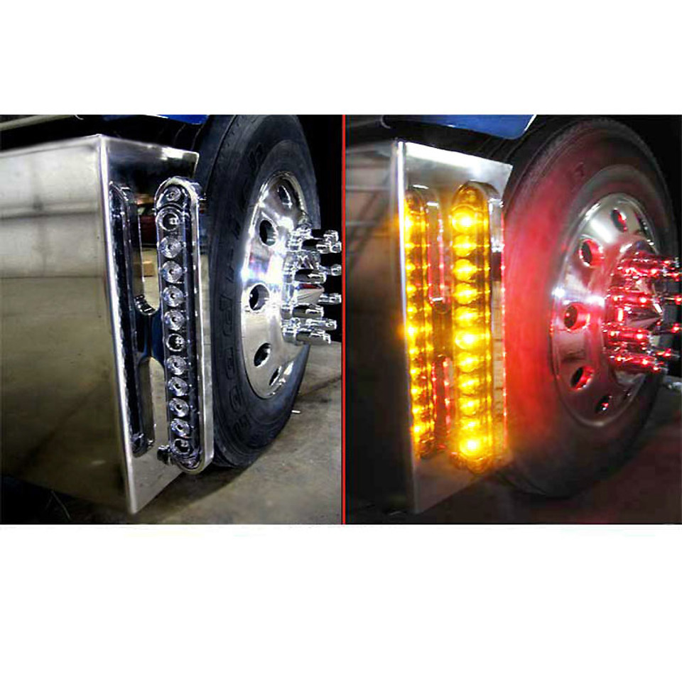 12 Double Face Led Light Bar Amber Front And Red Back Raneys Truck Parts