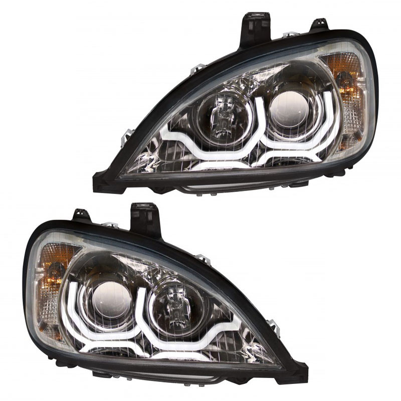 Freightliner Columbia Chrome Full LED Headlight 2001-2020 - Raney's ...