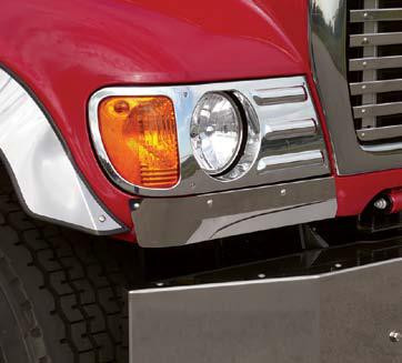 Mack Granite CV713 Vision Aftermarket Headlight Assembly Set Chrome ...