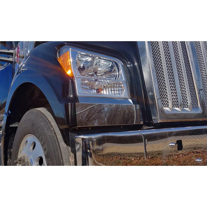 Kenworth T680 T880 W990 Window Shade Vent Visor - Raney's Truck Parts