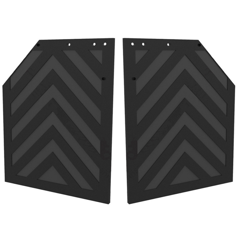 Aeroflap Aerodynamic Shortie Style Angled Mud Flap - Raney's Truck Parts