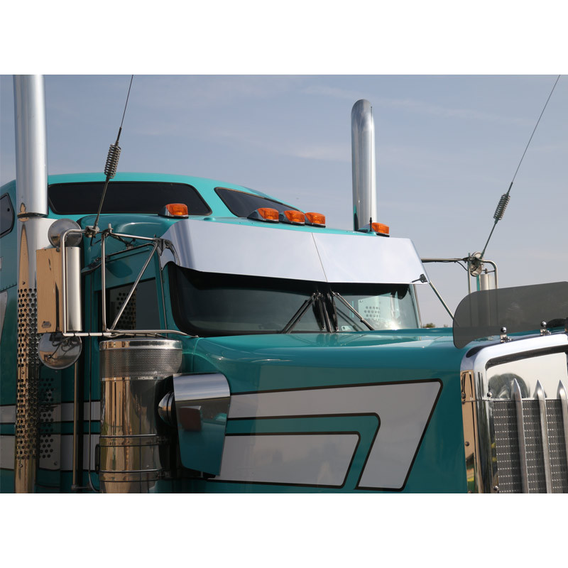 Kenworth W900 T800 T660 T600 T300 14" Boltless Drop Visor 2007 & Newer ...