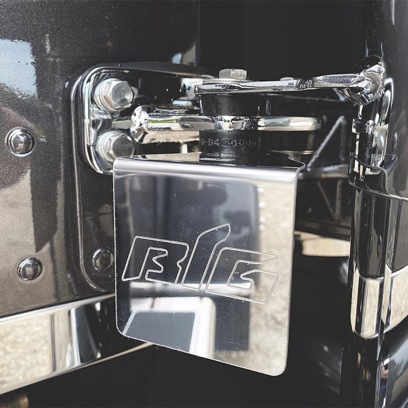 Stainless Steel Adhesive Mount Permit Sticker Plate - Raney's Truck Parts