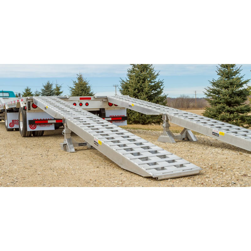 Aluminum Dunnage Rack for Step Deck Trailers By Heavy Duty Ramps ...