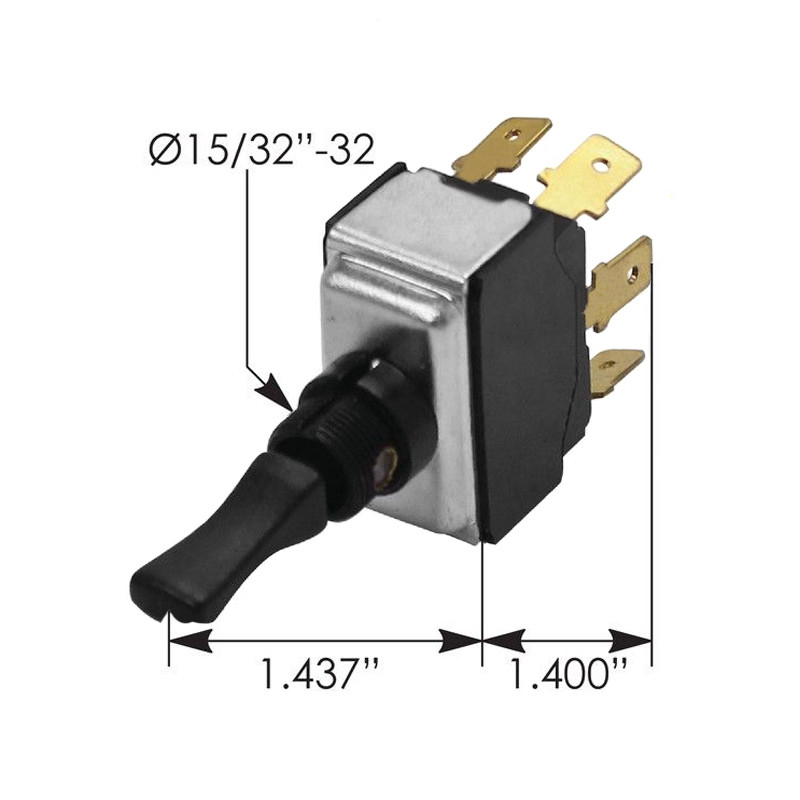 Kenworth 1" Chrome Jeweled Toggle Switch Extension 3 Pack By Grand ...