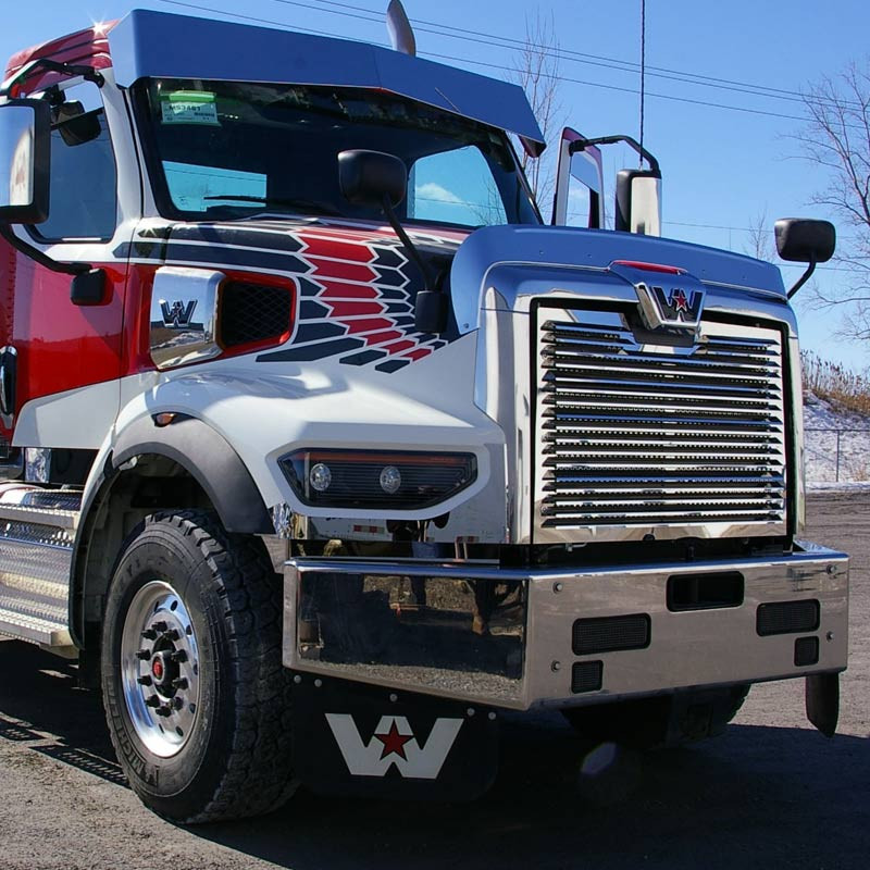 Western Star 49X 5-1/2" Stainless Steel Chop Top Window Trim - Raney's ...
