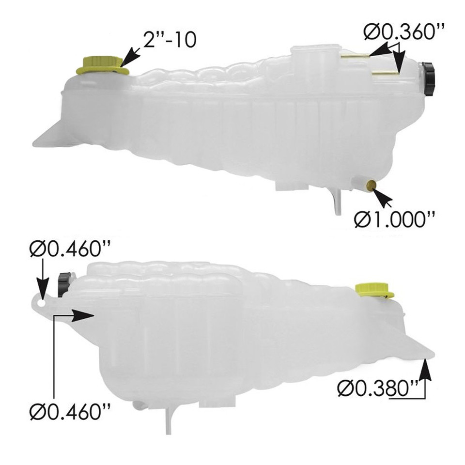 Freightliner Coolant Reservoir A0533753000 - Raney's Truck Parts