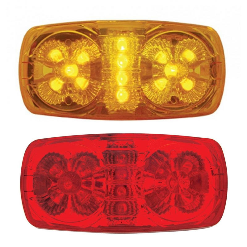 12 LED Reflector Rectangular Clearance Marker - Raney's Truck Parts