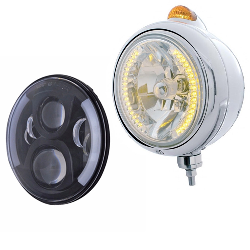 Round Semi-Truck Headlights | Raney's Truck Parts