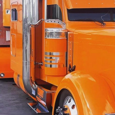 Peterbilt One Piece Slotted Air Cleaner Straps - Raney's Truck Parts
