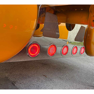 Peterbilt 14 Gauge Stainless Steel Fuel Tank Extension Panel With 4 ...