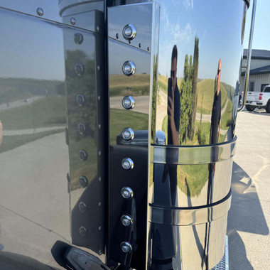 Peterbilt 589 Stainless Steel Air Breather Panel | Raney's