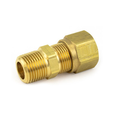 Brass Male Tube Connector 1/2" X 3/8" Fitting - Raney's Truck Parts