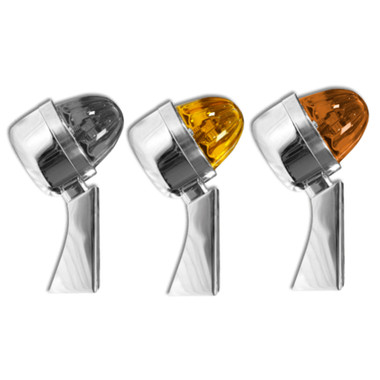 Universal Amber Watermelon LED 45 Degree Mirror Light Bracket | Raney's