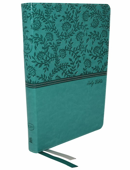 Bible KJV LP Thinline Turquoise Leathersoft Comfort Print (9780785225959)
