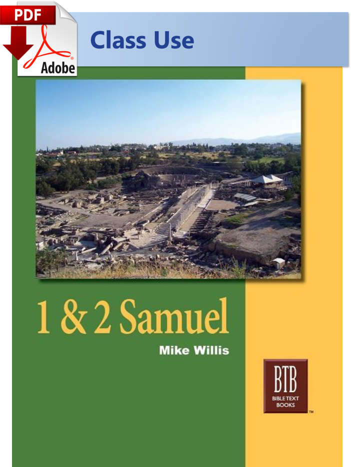 1 and 2 Samuel - (PDF) Class Use Edition - CEI Bookstore | Truth ...