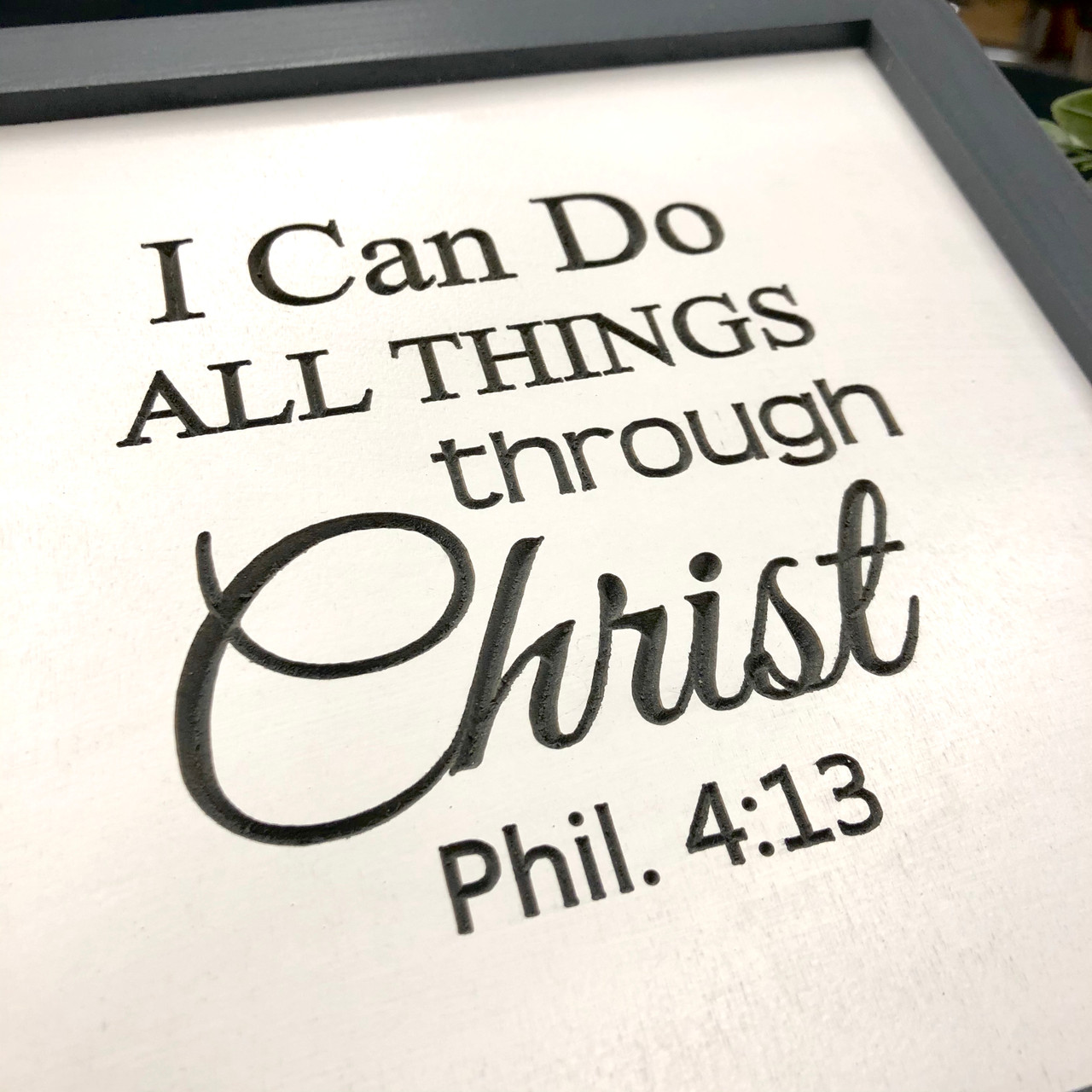 Wall Decor - I Can Do All Things through Christ - CEI Bookstore | Truth ...