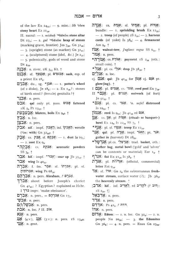 A Concise Hebrew and Aramaic Lexicon of the Old Testament (9780802834133)
