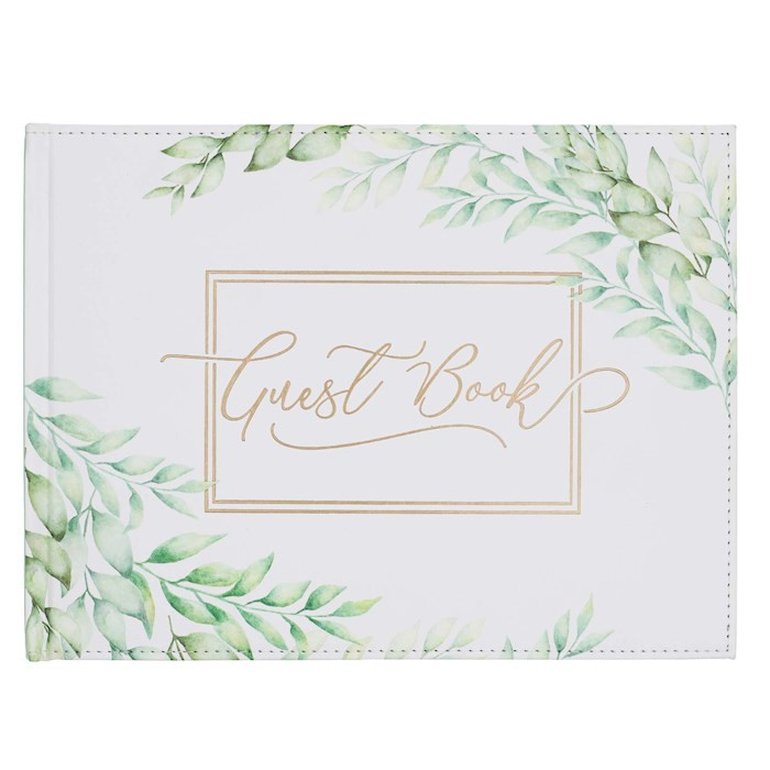 Guest Book-Green Leaves (1220000135802 )