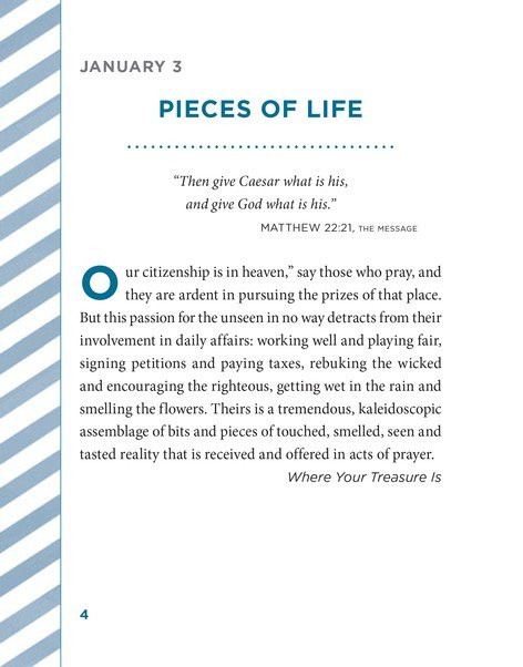 God's Message for Each Day: Wisdom from the Word of God (9781400218929)