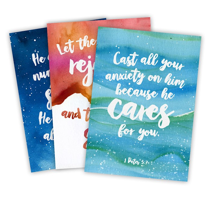 Scripture postcards -- Cast all your Cares - CEI Bookstore | Truth ...