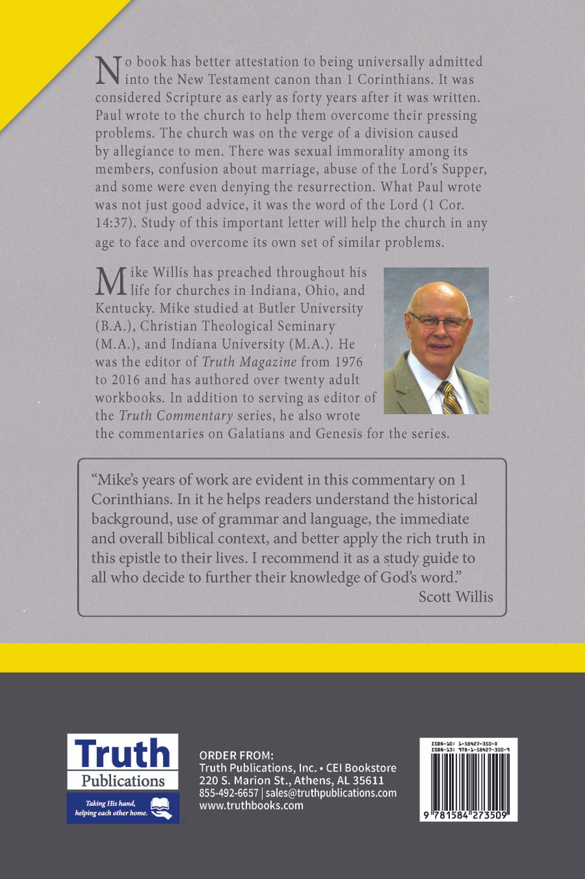 Truth Commentaries: 1 Corinthians By Mike Willis