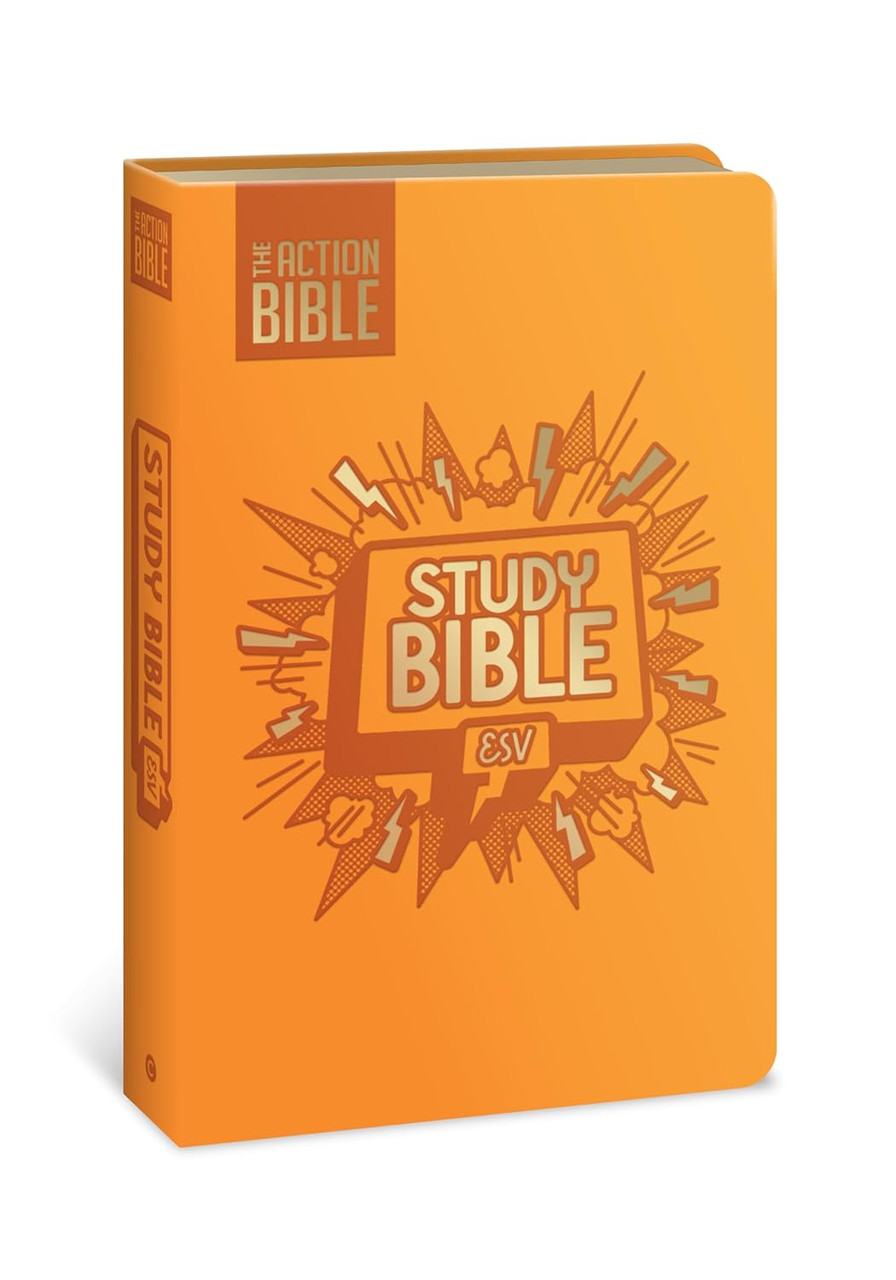Bible - ESV Action Study Orange Leathersoft - CEI Bookstore | Truth ...