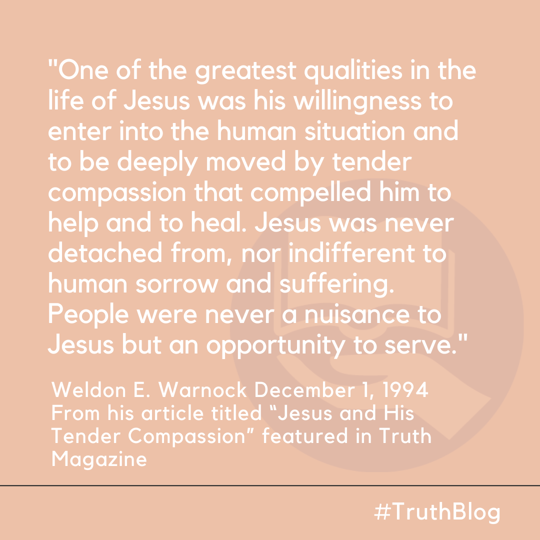 Jesus and His Tender Compassion - CEI Bookstore / Truth Publications