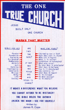 The One True Church - CEI Bookstore / Truth Publications