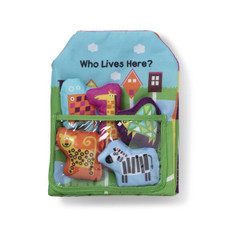 Cloth Activity Book - Who Lives Here? (000772302708)