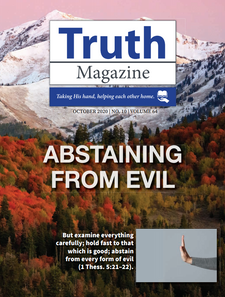 October 2020 "Abstaining From Evil"