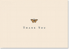 Thank You Note Gold Butterfly - CEI Bookstore | Truth Publications, Inc.